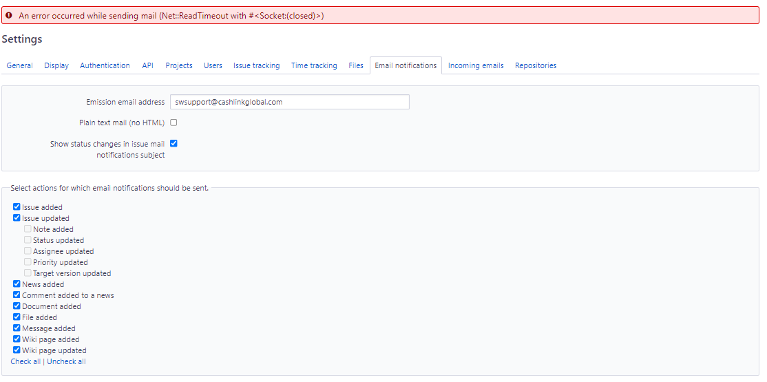 Defect #41490: Request for docker-compose.yml and configuration.yml - Redmine